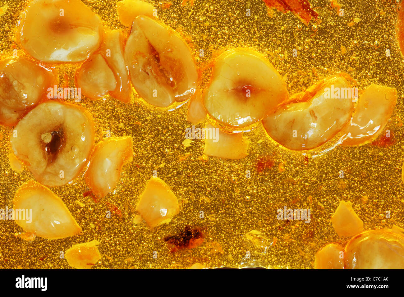 Closeup of hazelnut brittle, by pastry chef Laurie Pfalzer, Pastry ...