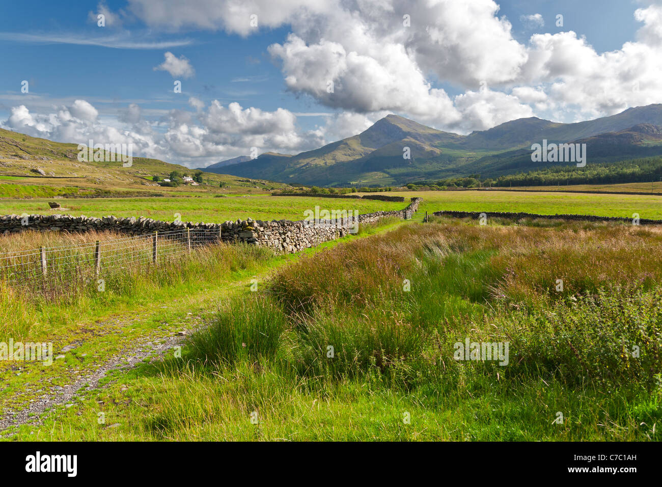 Beautiful landscape in Snowdonia, Wales Stock Photo - Alamy