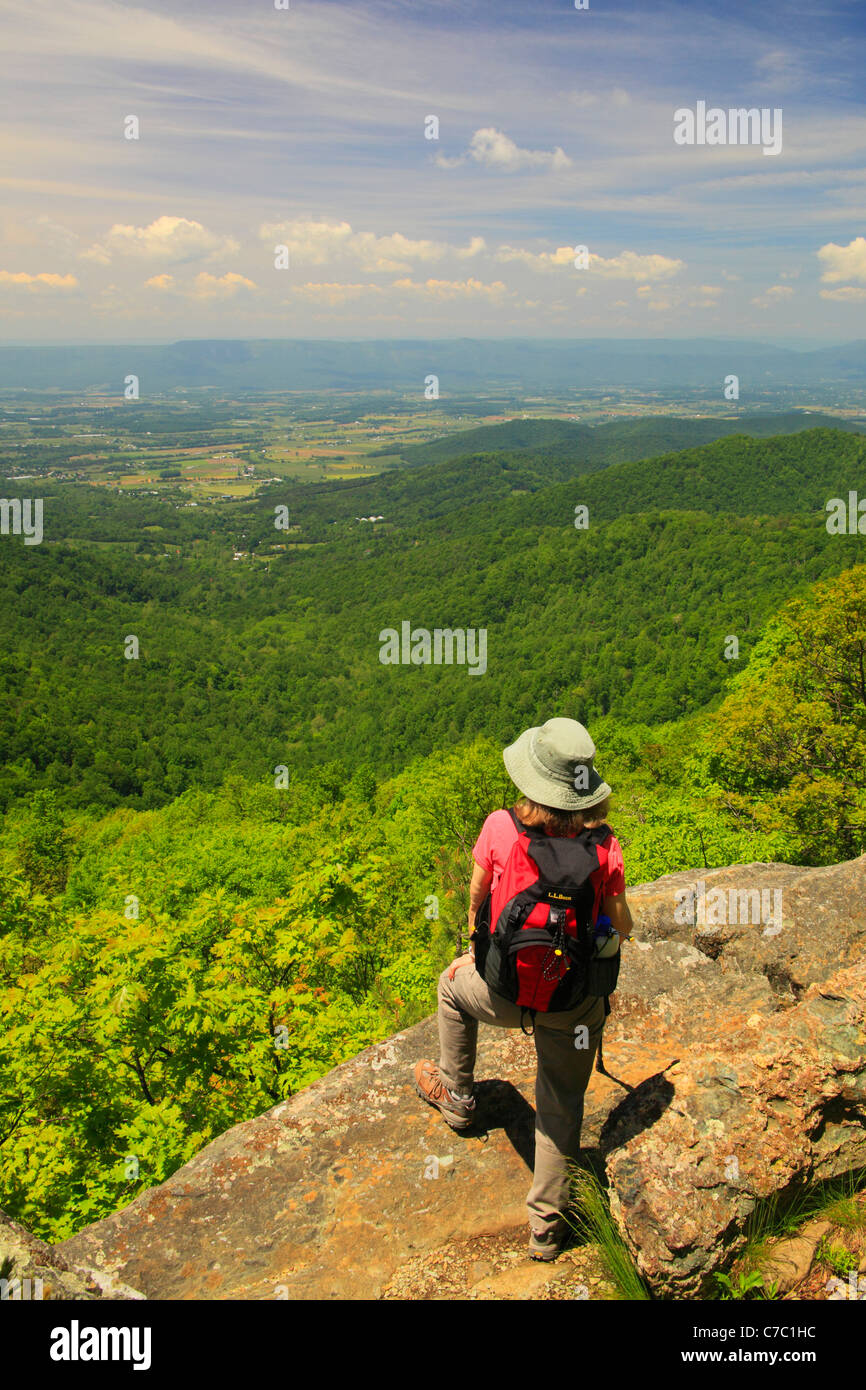 View From Appalachian Trail, Franklin Cliff, Shenandoah National Park ...