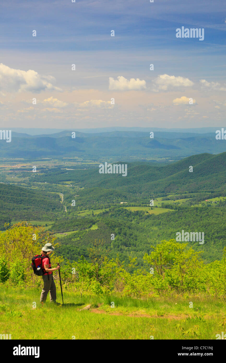 View From Appalachian Trail, Jewell Ridge, Shenandoah National Park ...