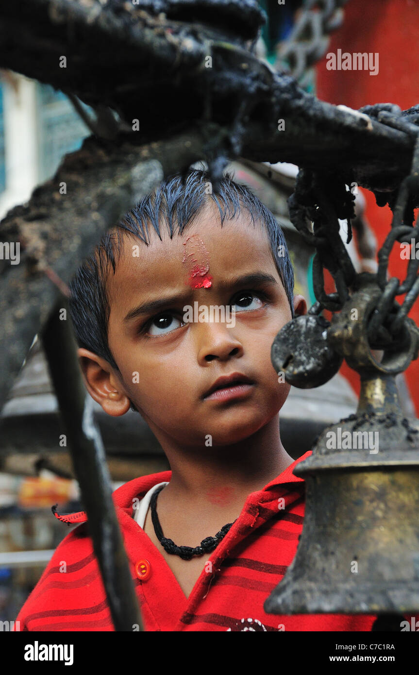 Nepali boy hi-res stock photography and images - Alamy