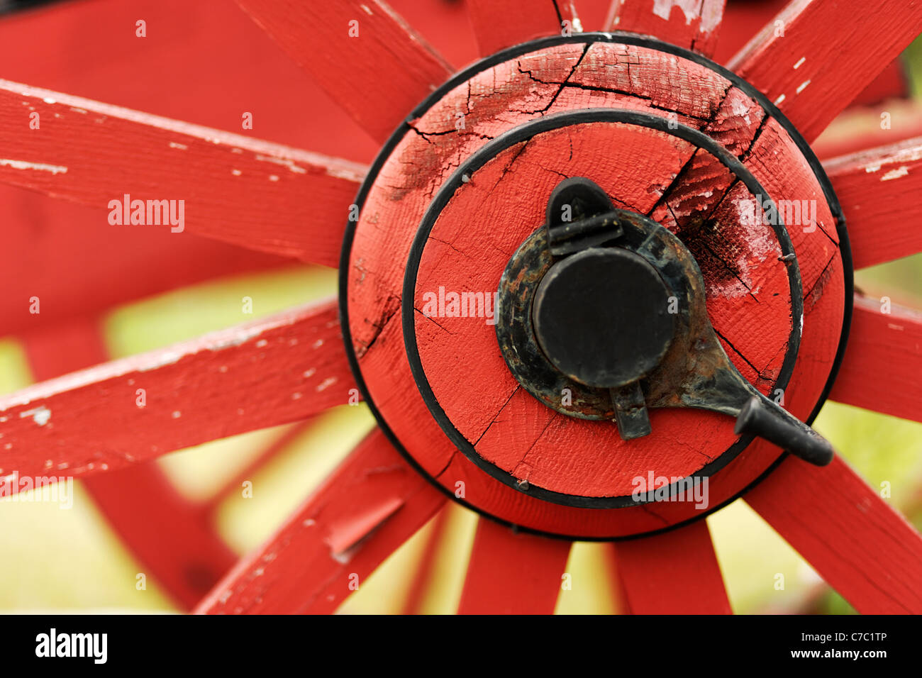 Wheel hub of British cannon from Revolutionary War era, Saratoga ...