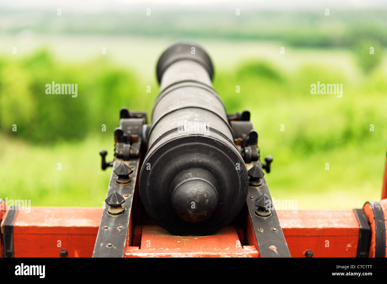 British cannon from Revolutionary War era, Saratoga National Historic ...