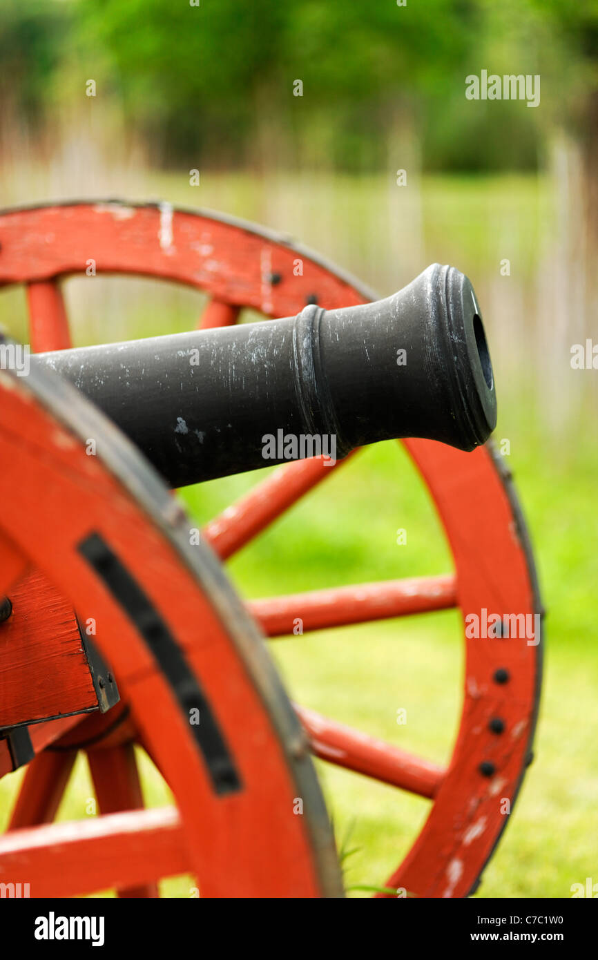 British cannon from Revolutionary War era, Saratoga National Historic ...