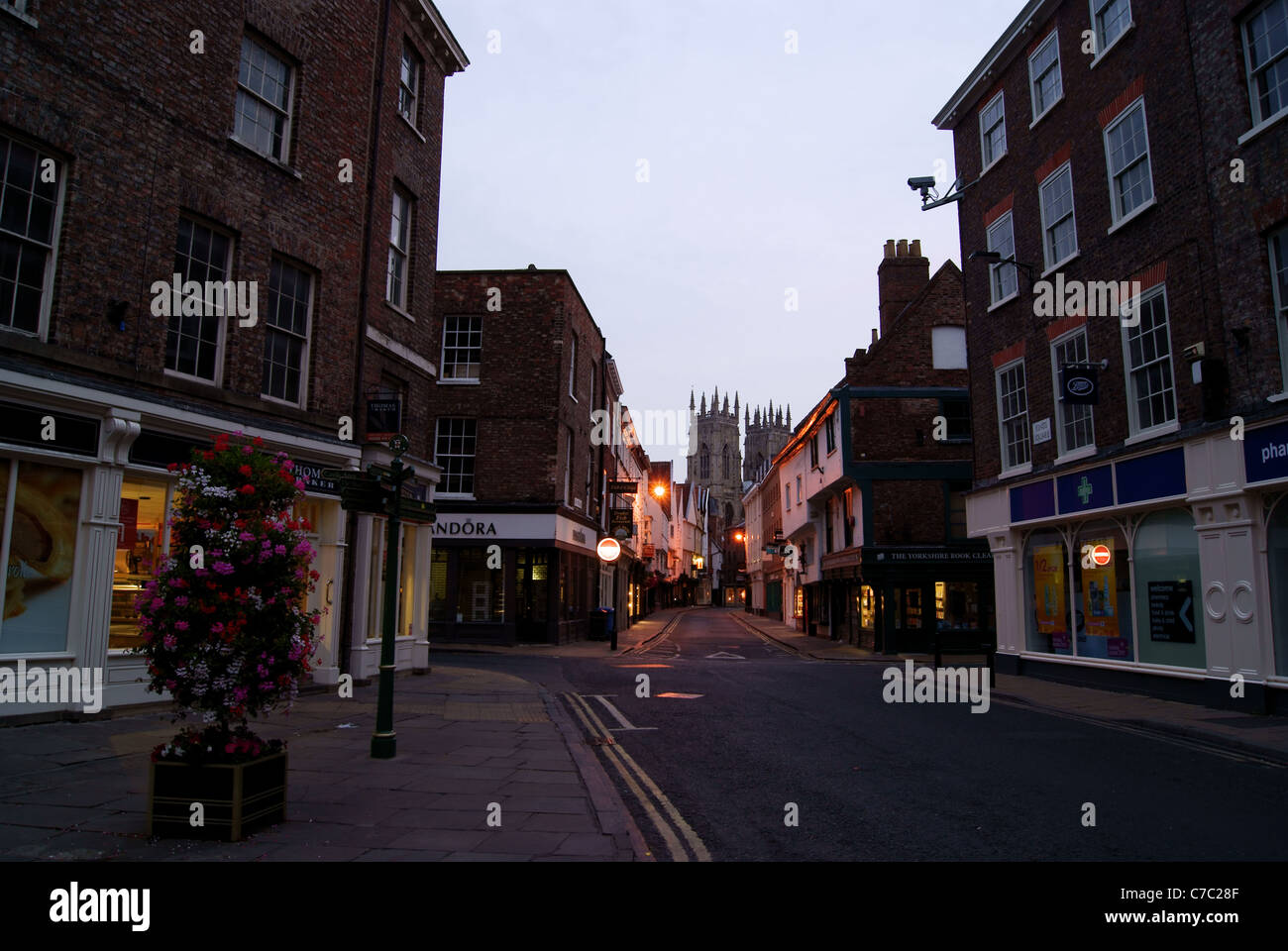 Colliergate in York Stock Photo - Alamy