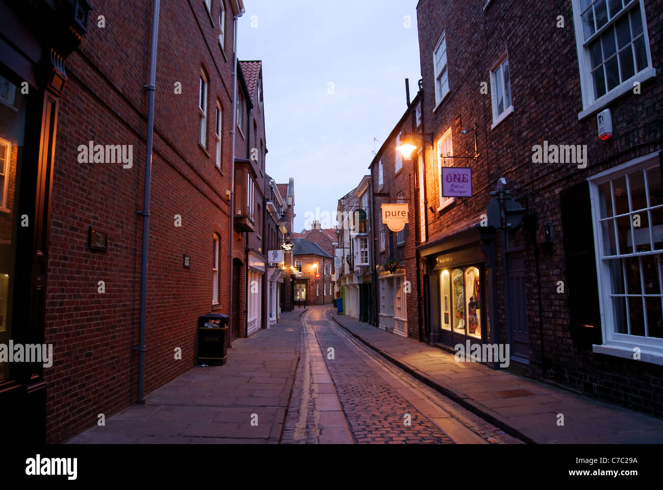 Grape Lane in York Stock Photo - Alamy