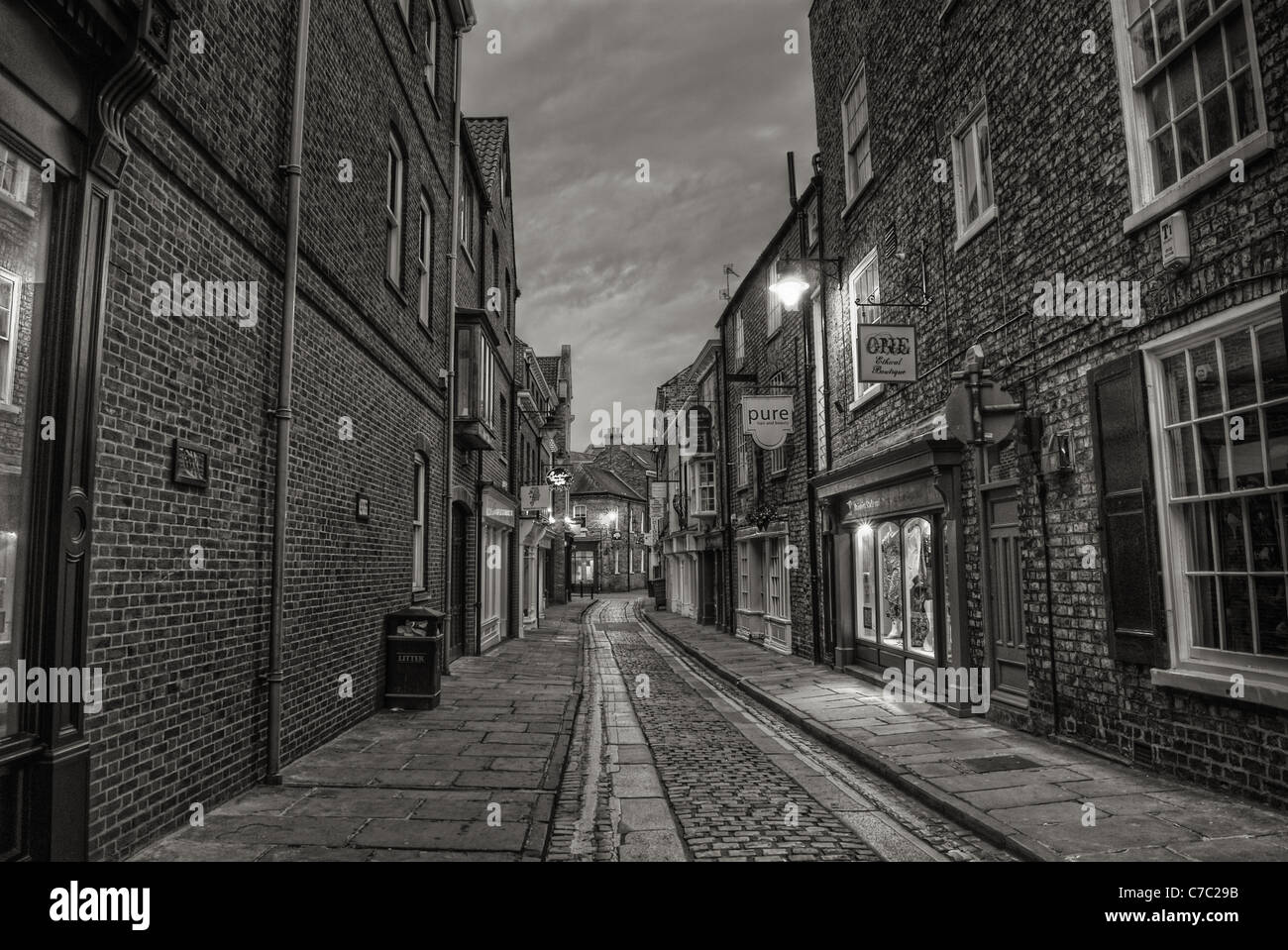 Grape Lane in York Stock Photo - Alamy
