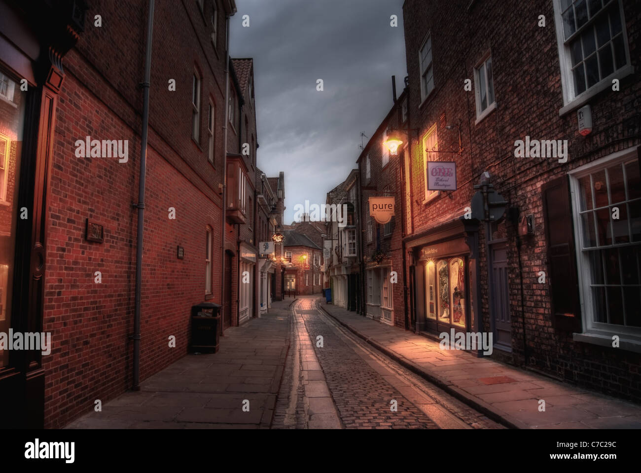 Grape Lane in York Stock Photo - Alamy