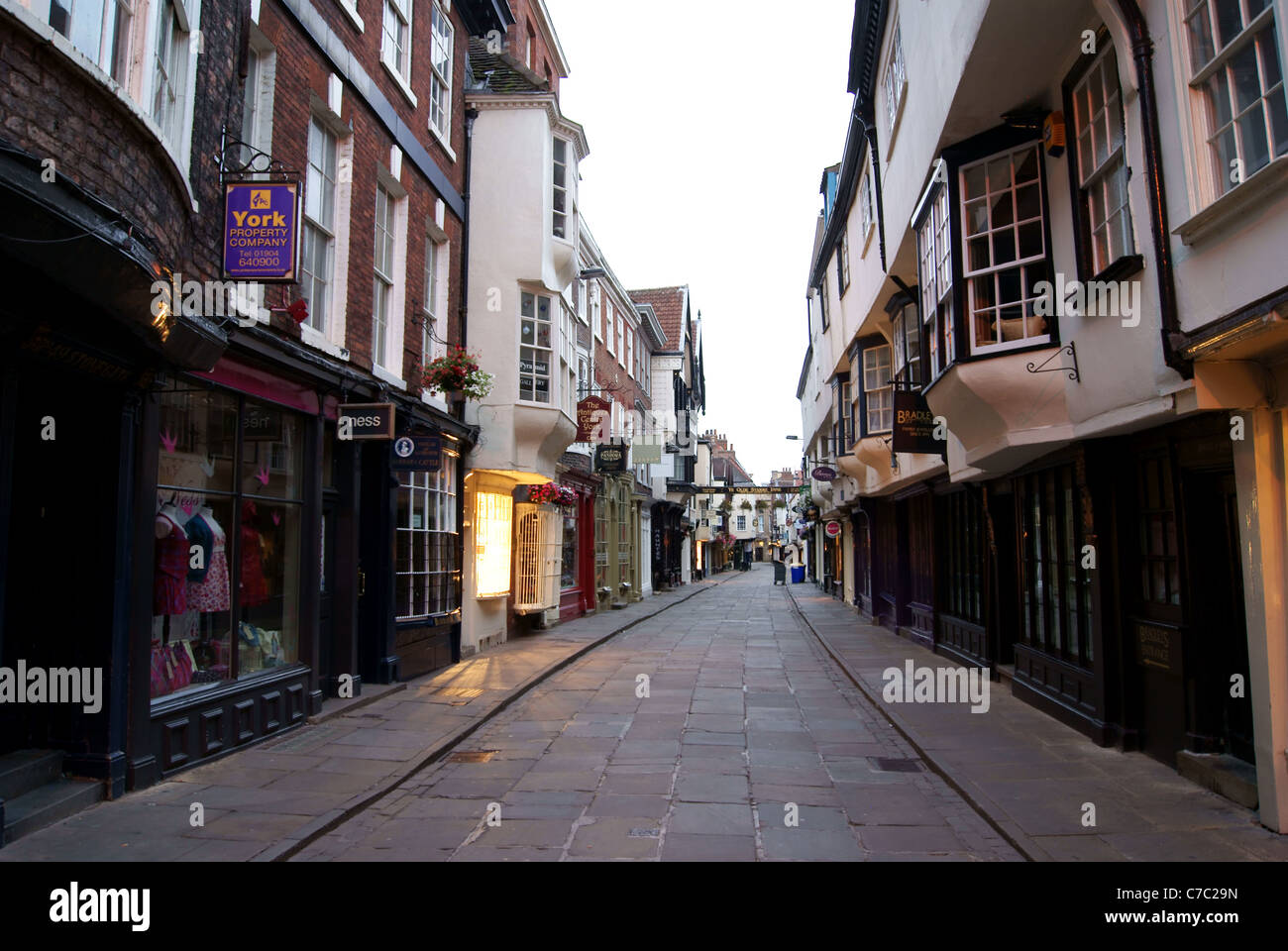 Stonegate in York Stock Photo - Alamy