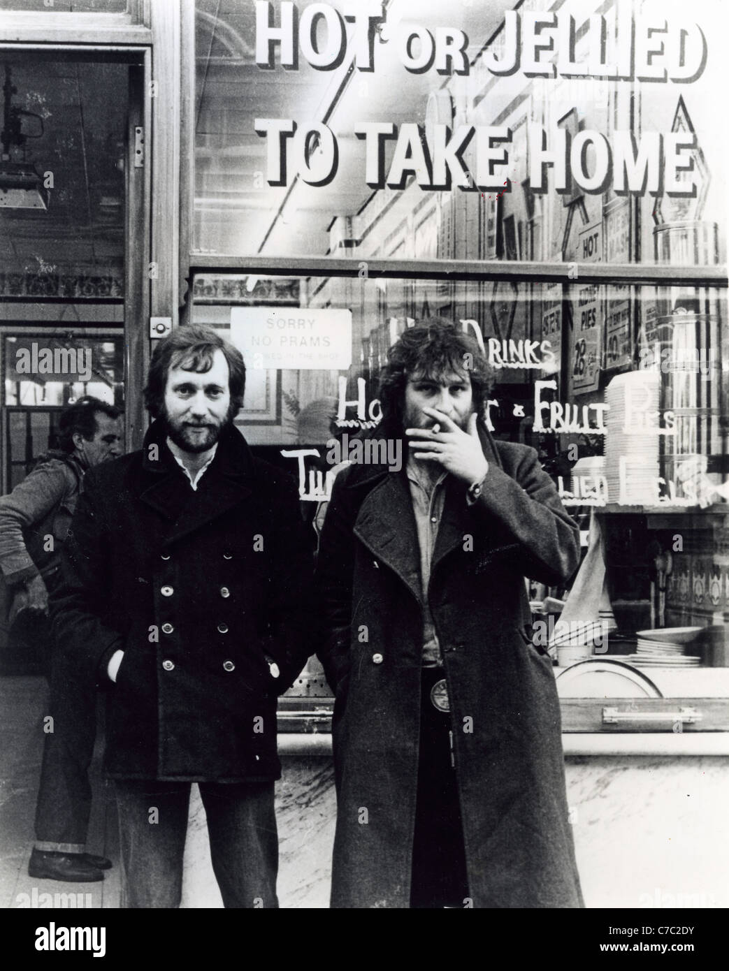 CHAS AND DAVE Promotional photo of pub-rock duo about 1975 with Chas ...