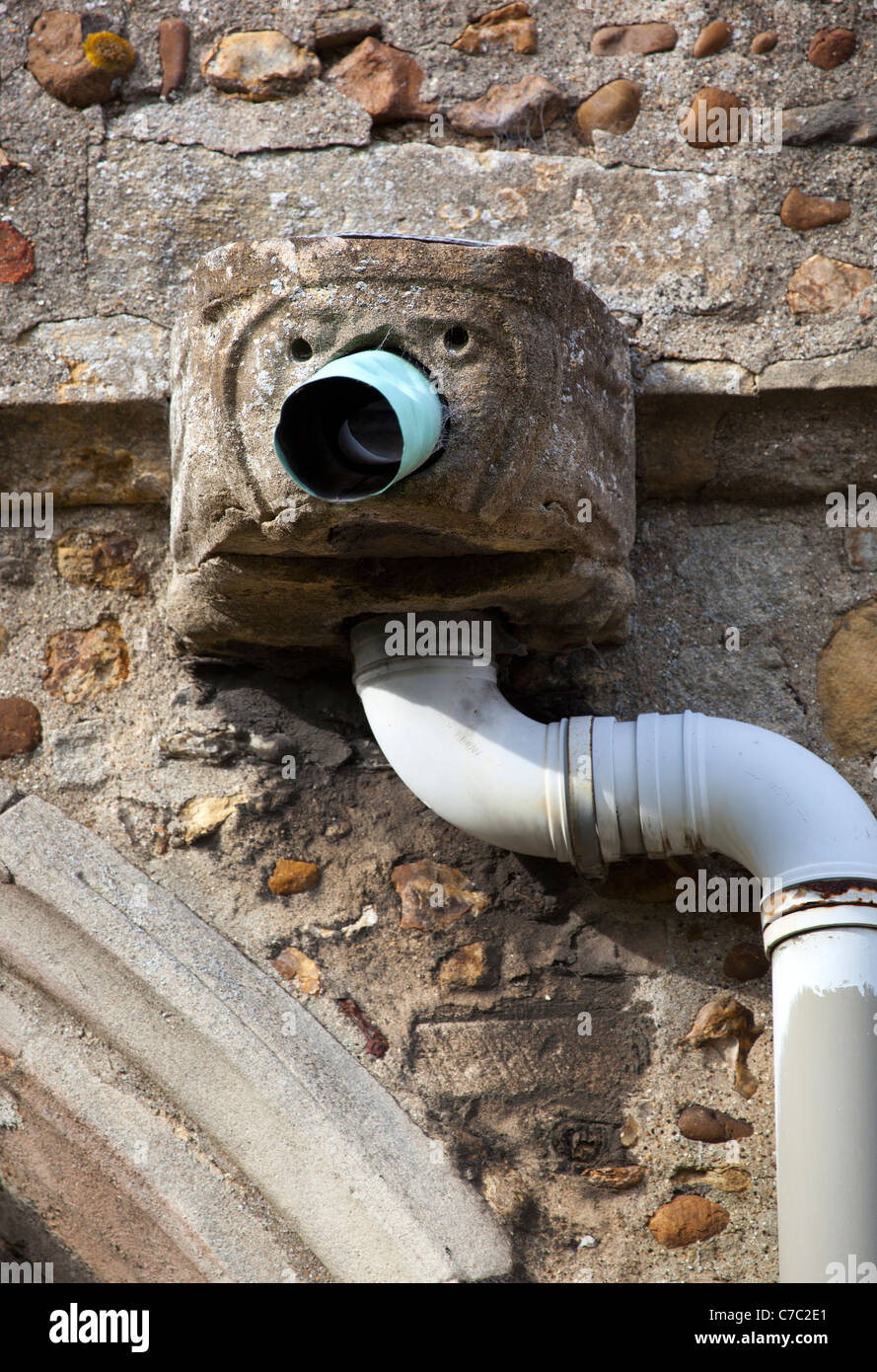 Gargoyle Rain Spout St Marys Church Eaton Socon Stock Photo - Alamy