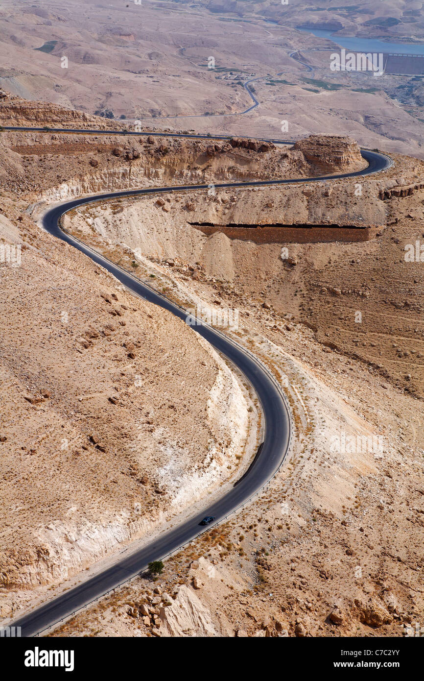The King's Highway at Wadi Mujib, Jordan Stock Photo - Alamy