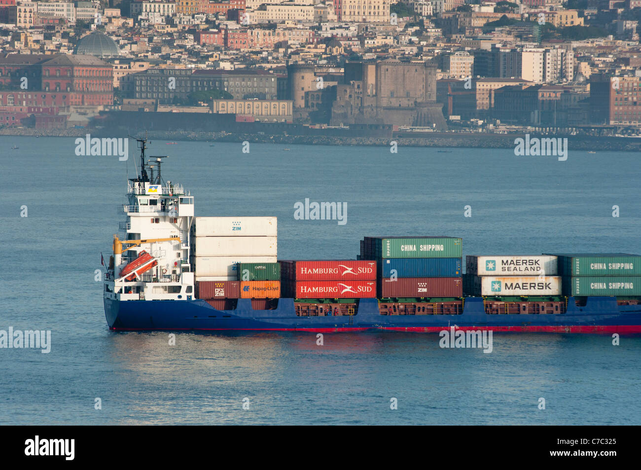 Naples ship container ship hi-res stock photography and images - Alamy