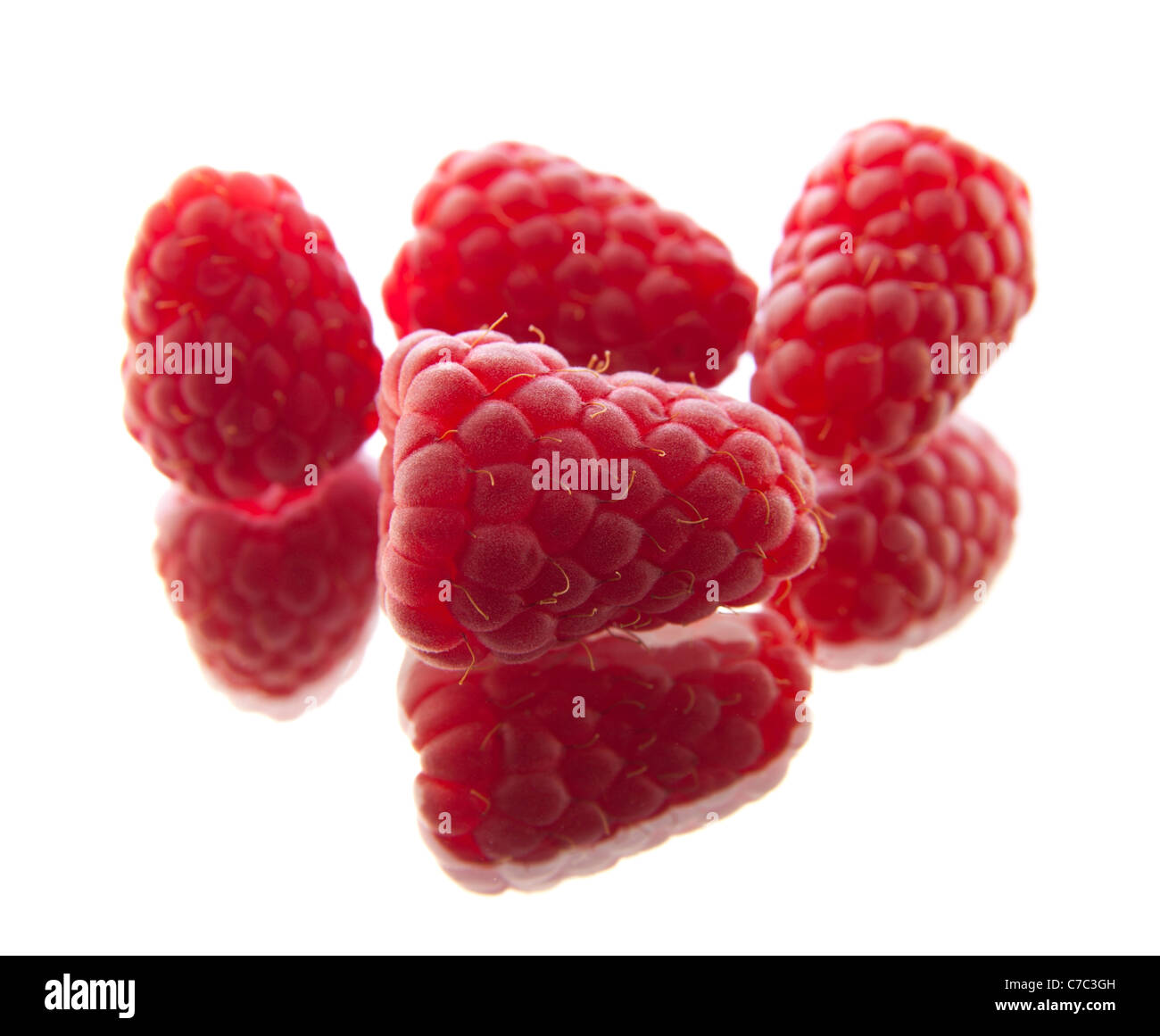 Four raspberries hi-res stock photography and images - Alamy