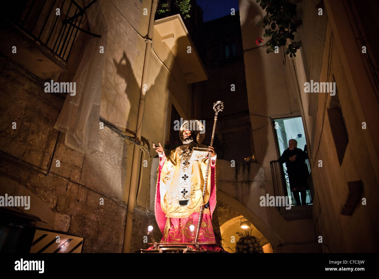 Old catholic sea procession hi-res stock photography and images - Alamy