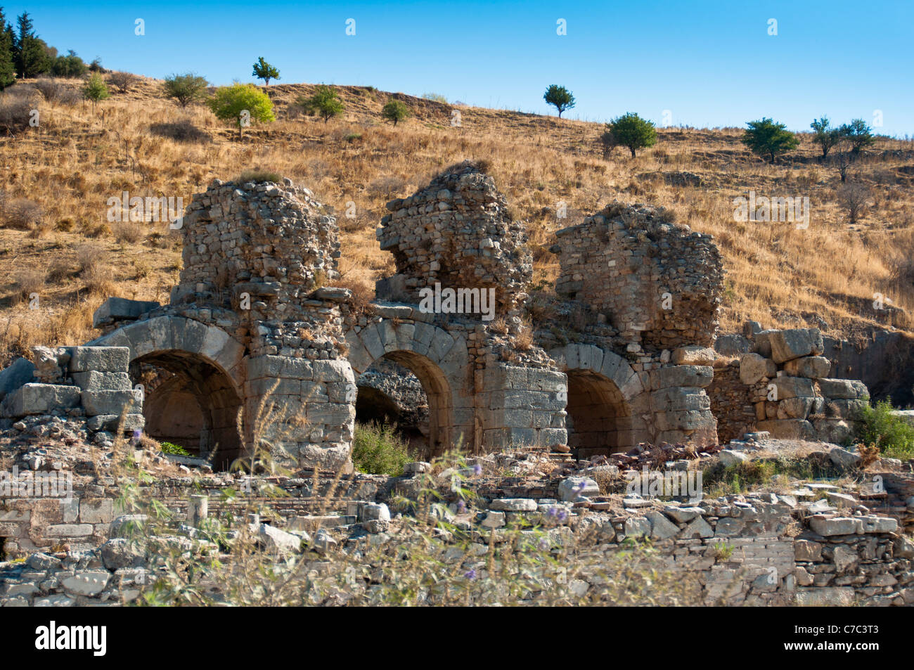 Turkey: Ephesus, Baths of Varius, Turkey Stock Photo - Alamy