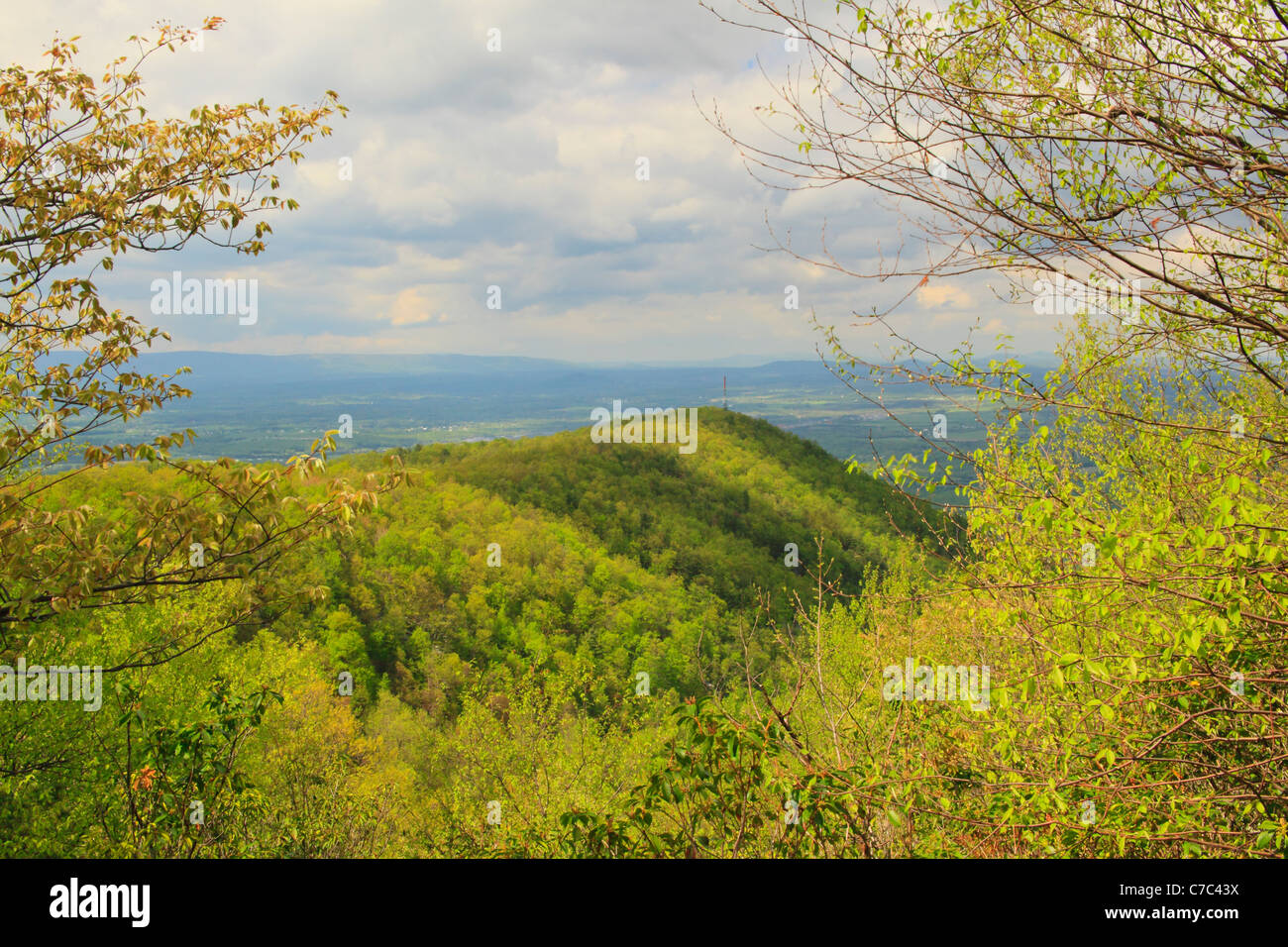 View of Signal knob, Signal Knob Trail, Massanutten Mountain ...