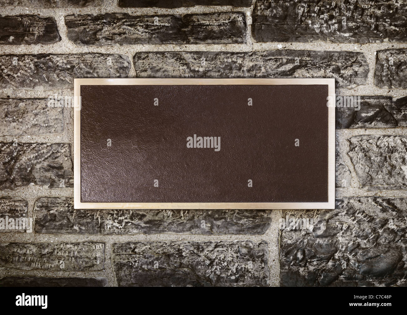 Wall plaque blank hi-res stock photography and images - Alamy