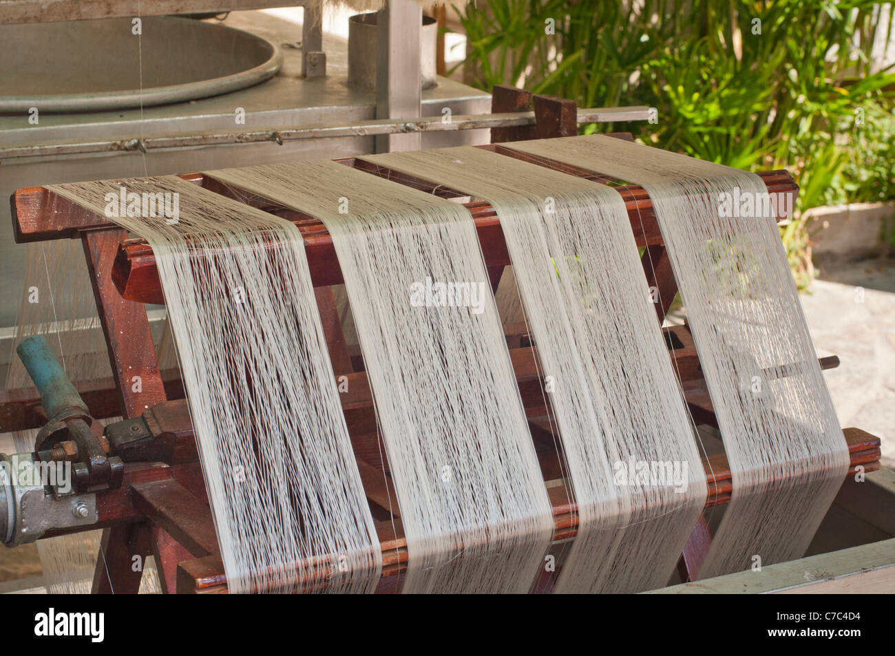 Fiber spinning machine hi-res stock photography and images - Alamy