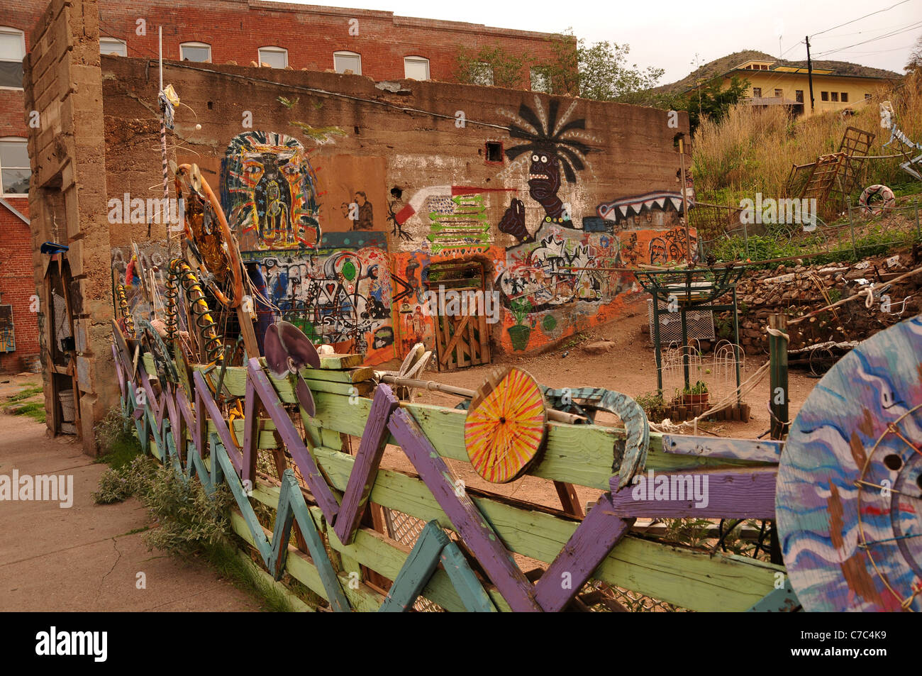 The Bark Park, a dog park in Bisbee, Arizona, USA Stock Photo - Alamy