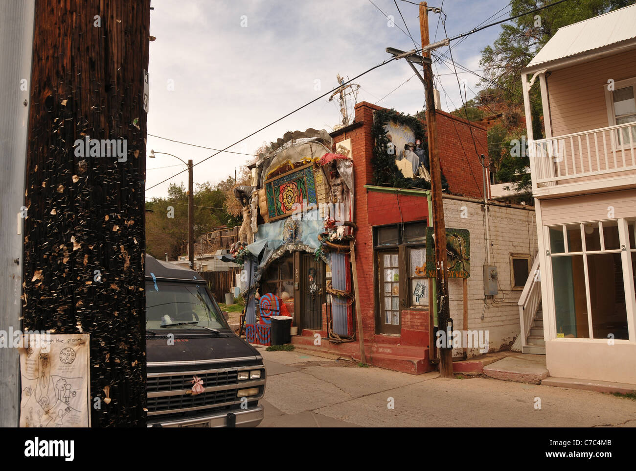 A historical copper mining town in southern Arizona, Bisbee, Arizona ...