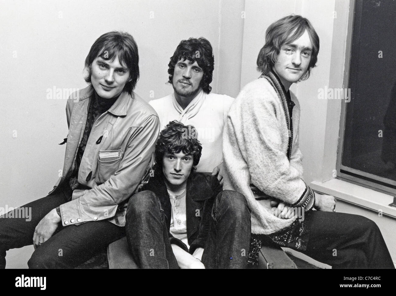 TRAFFIC UK group in September 1967 with from left Chris Wood, Steve ...