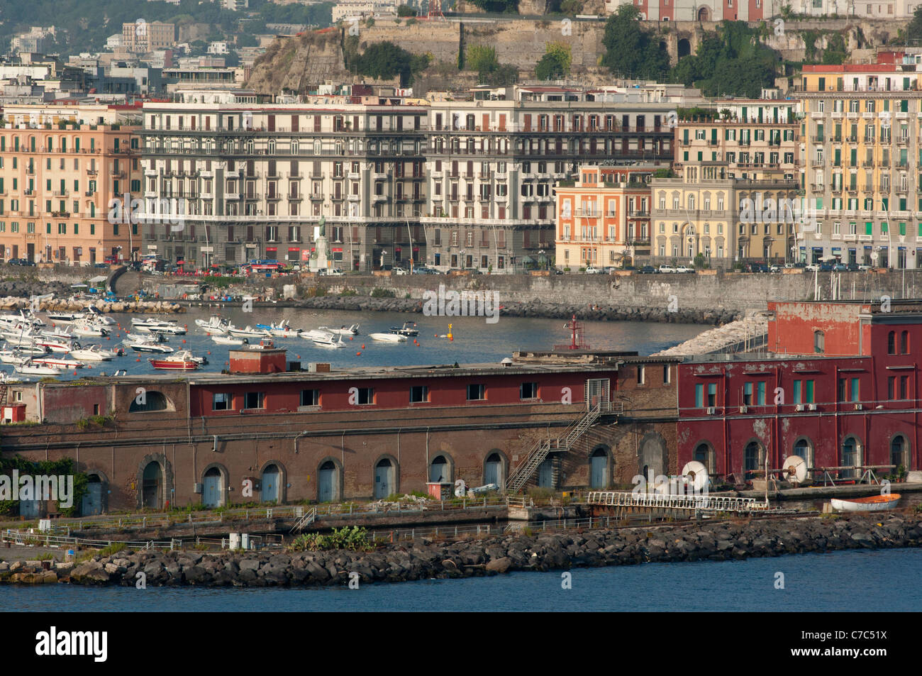 Naples (Napoli) seafront. Italy Stock Photo - Alamy