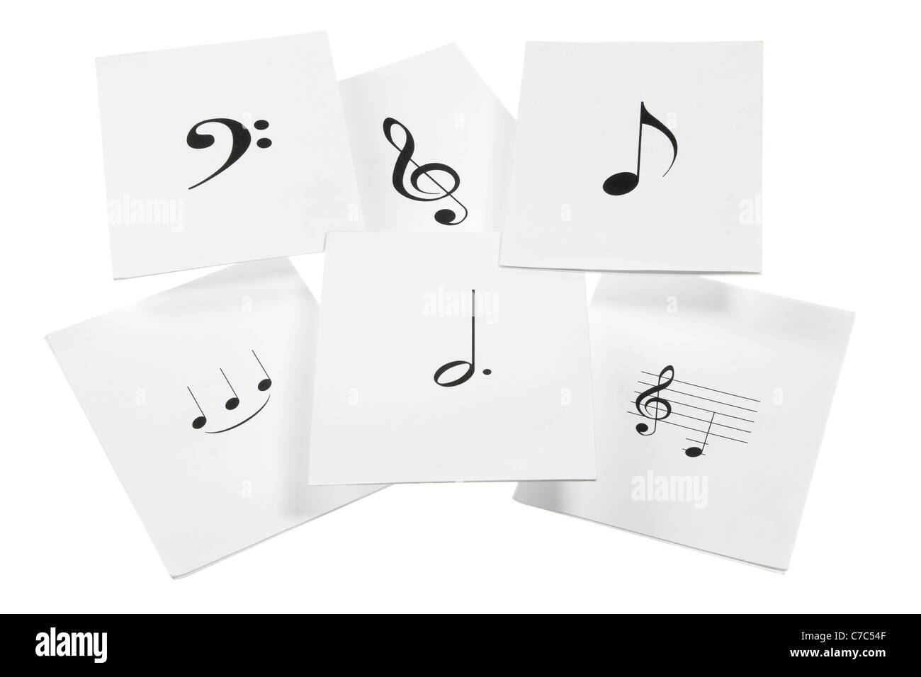 Music notes cut out hi-res stock photography and images - Alamy