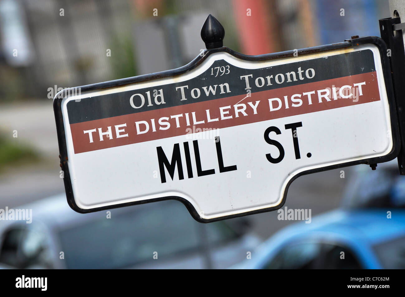 Mill Street Sign, Distillery District, Toronto Stock Photo - Alamy