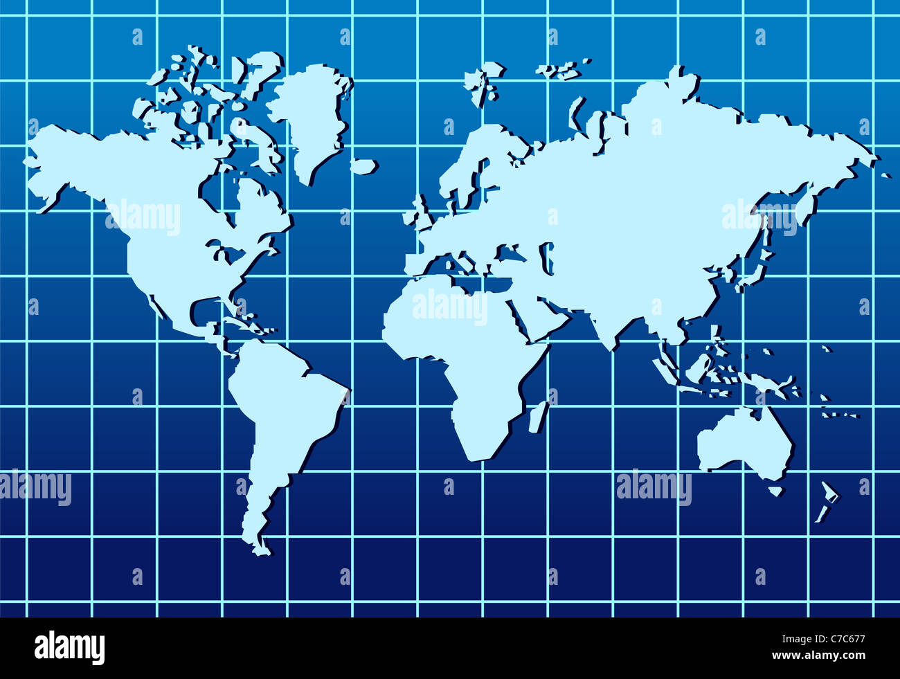 Abstract background with a map of the world Stock Photo - Alamy