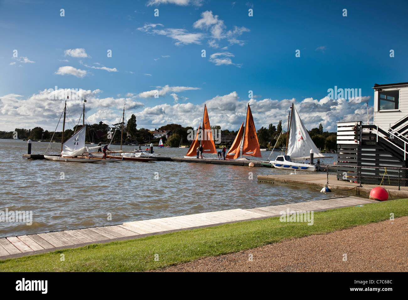 Oulton Broad Suffolk Norfolk Broads Stock Photo - Alamy