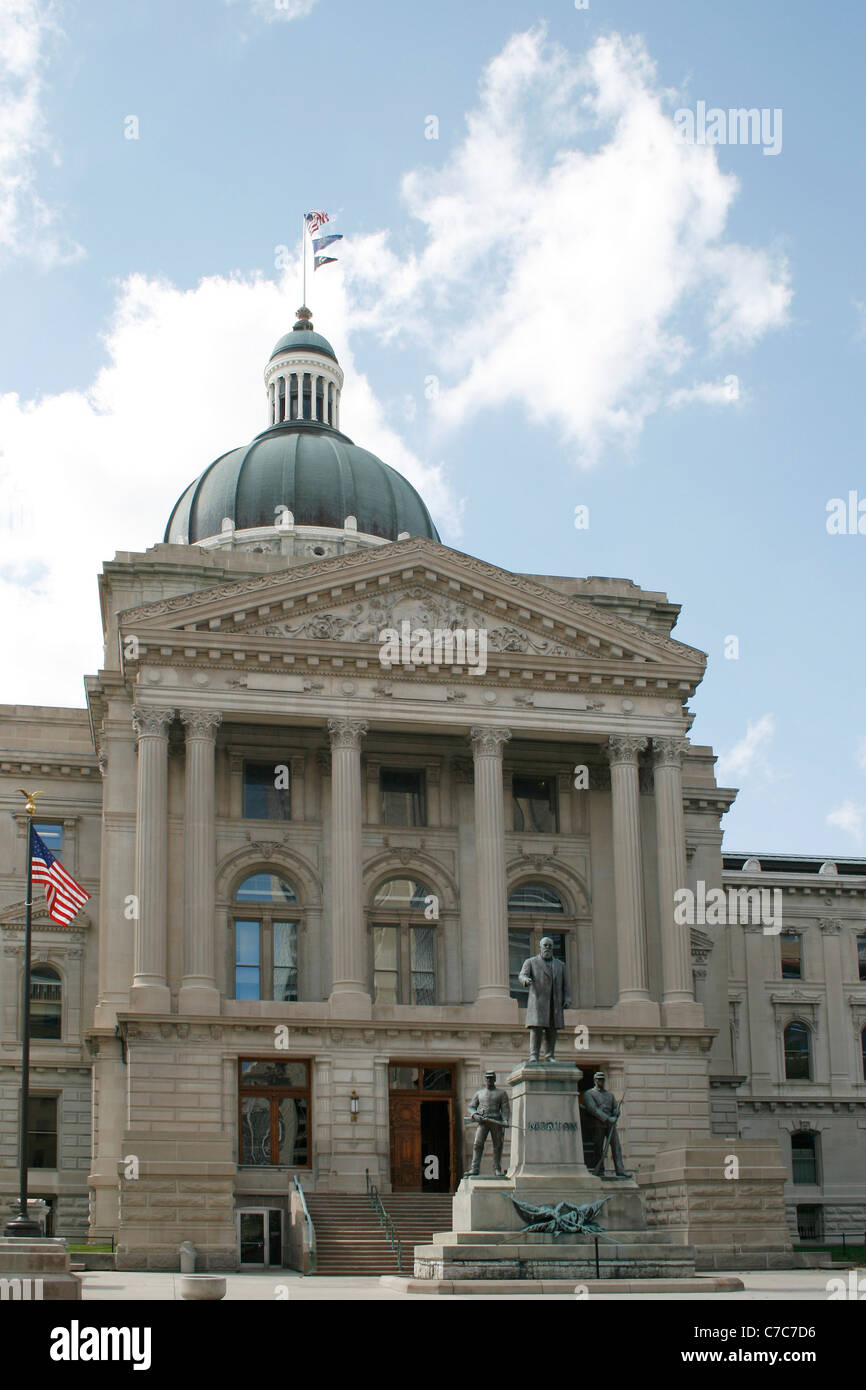 The Indiana State Capitol Building Stock Photo - Alamy