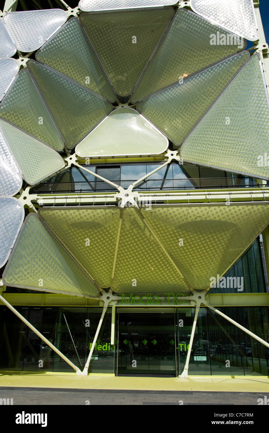 Spain Barcelona Contemporary architecture in the area 22@. Media-TIC ...