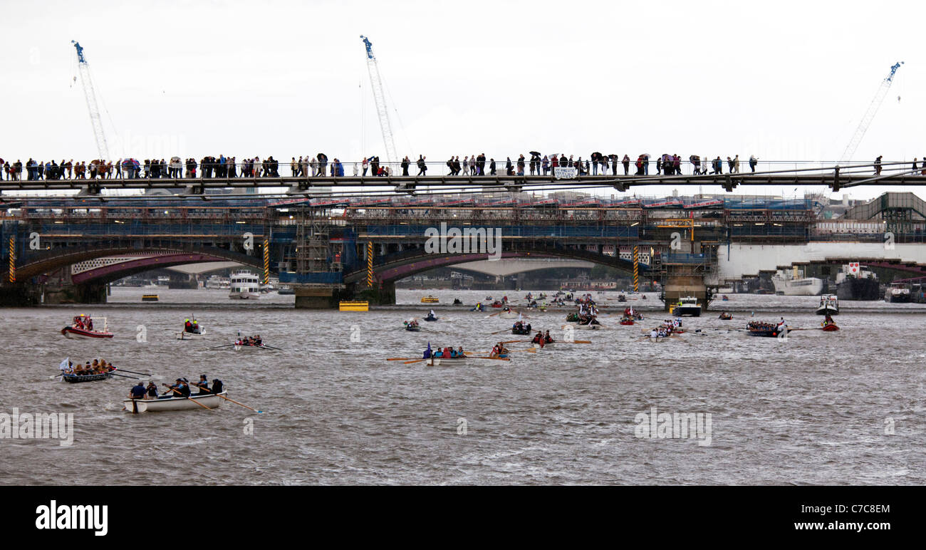 The Great River Race, The Thames, London, UK. September 2011 Stock ...