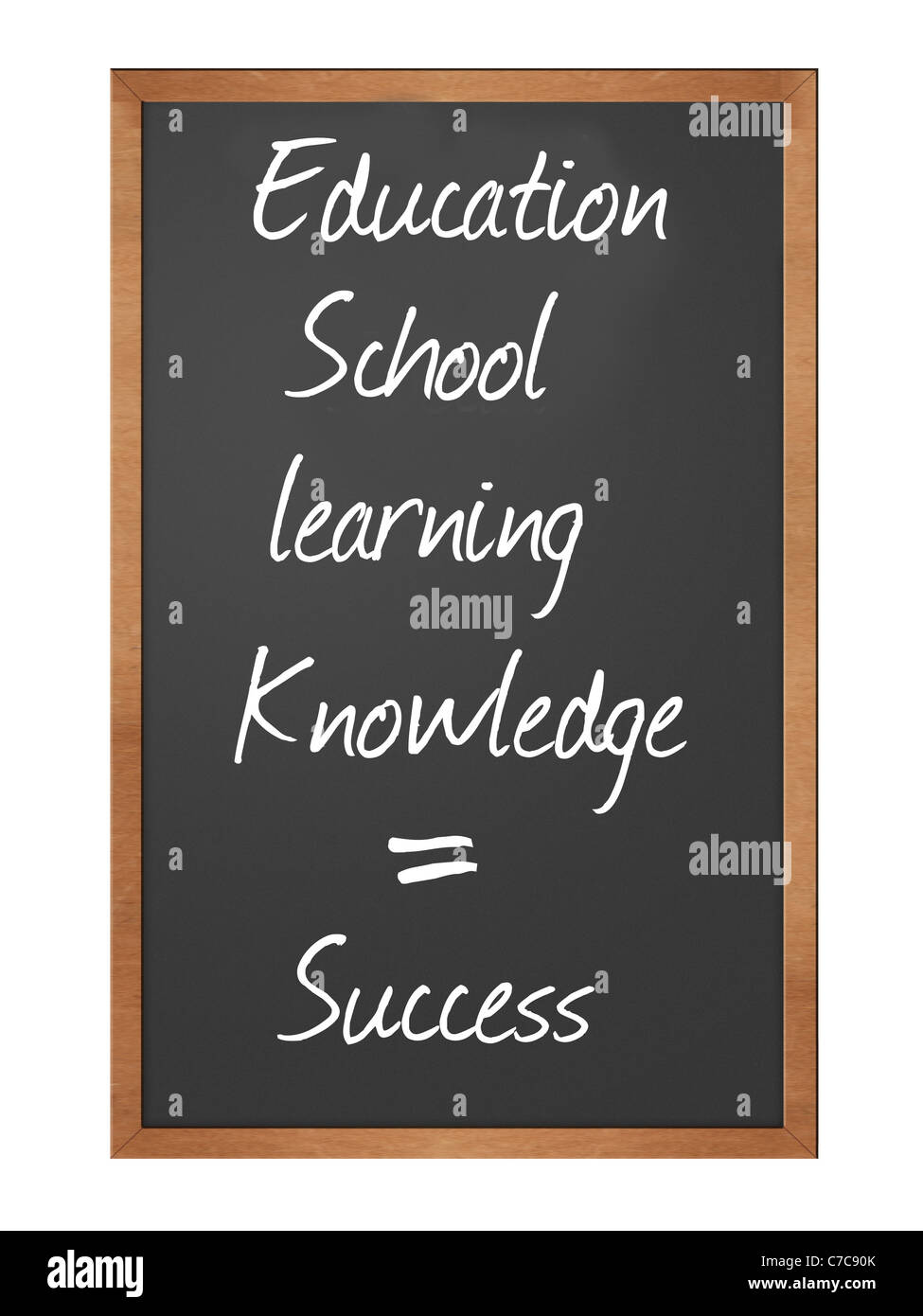 blackboard illustration with education, learning, school, and knowledge ...