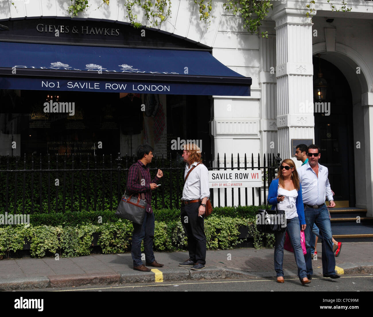 Savile row westminster london england hi-res stock photography and ...