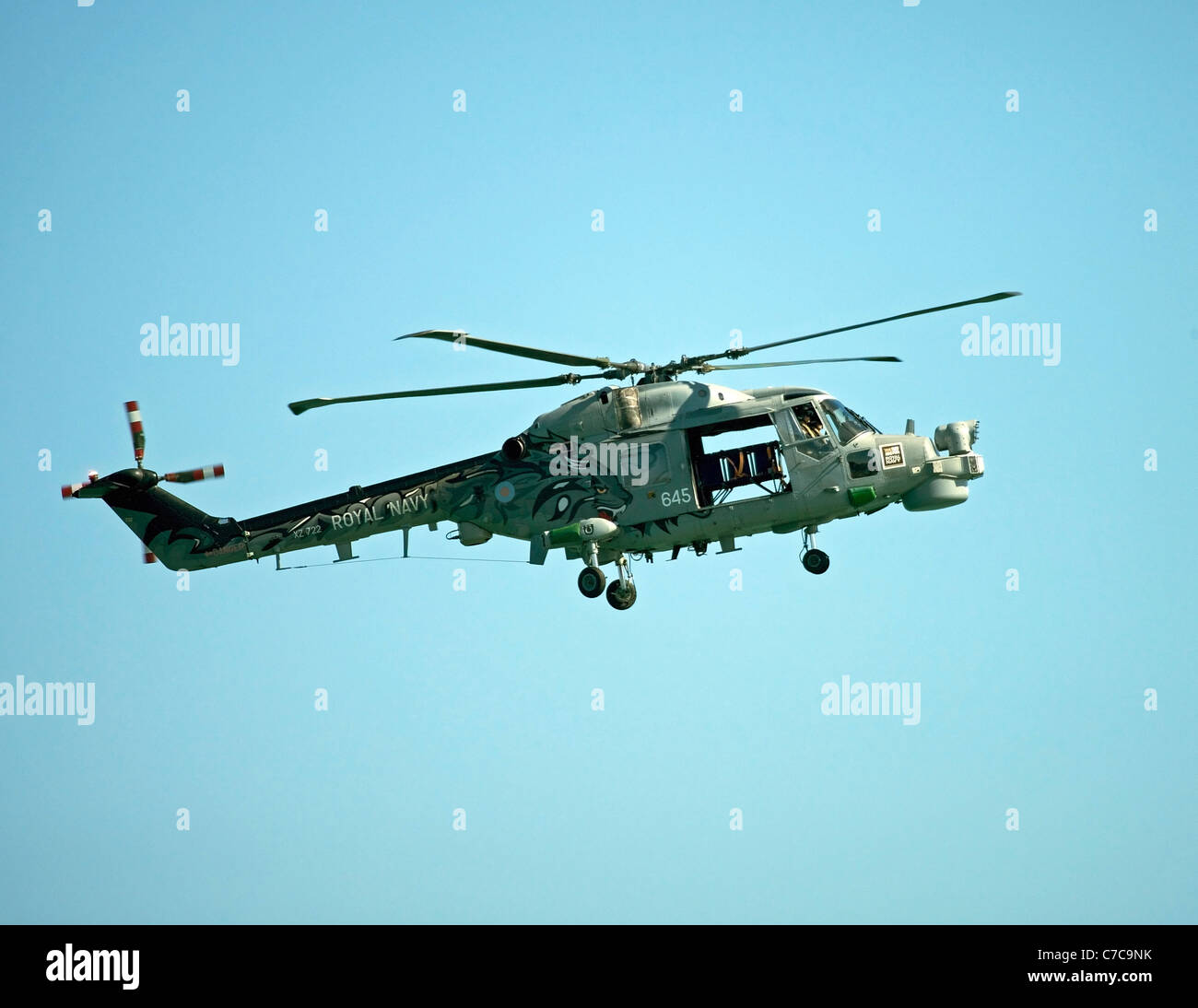 Westland Lynx helicopter Stock Photo - Alamy