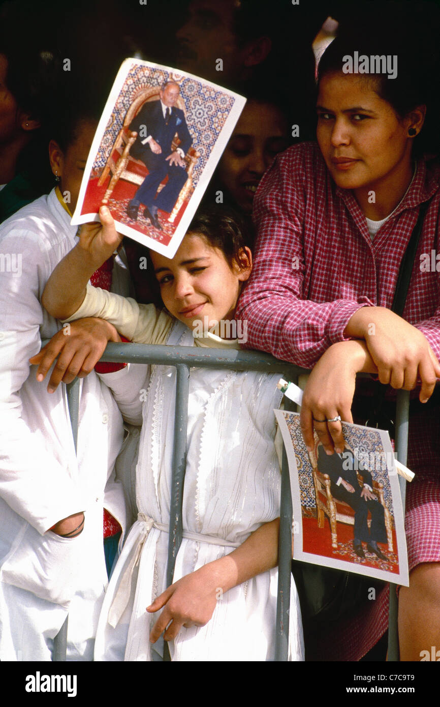 The scene at the signing of the Arab Maghreb Union in Marrakech ...