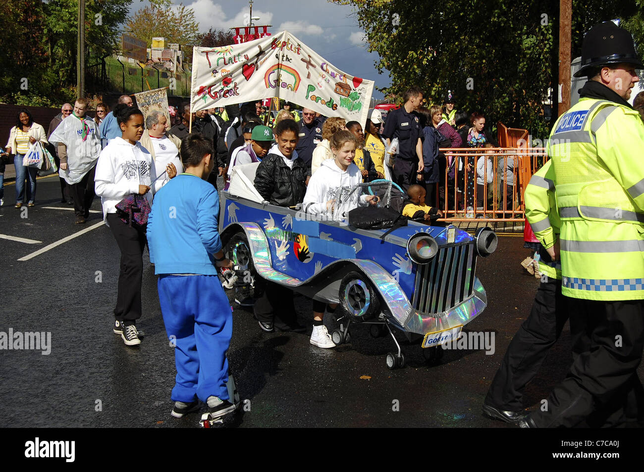 Police car manchester hi-res stock photography and images - Alamy