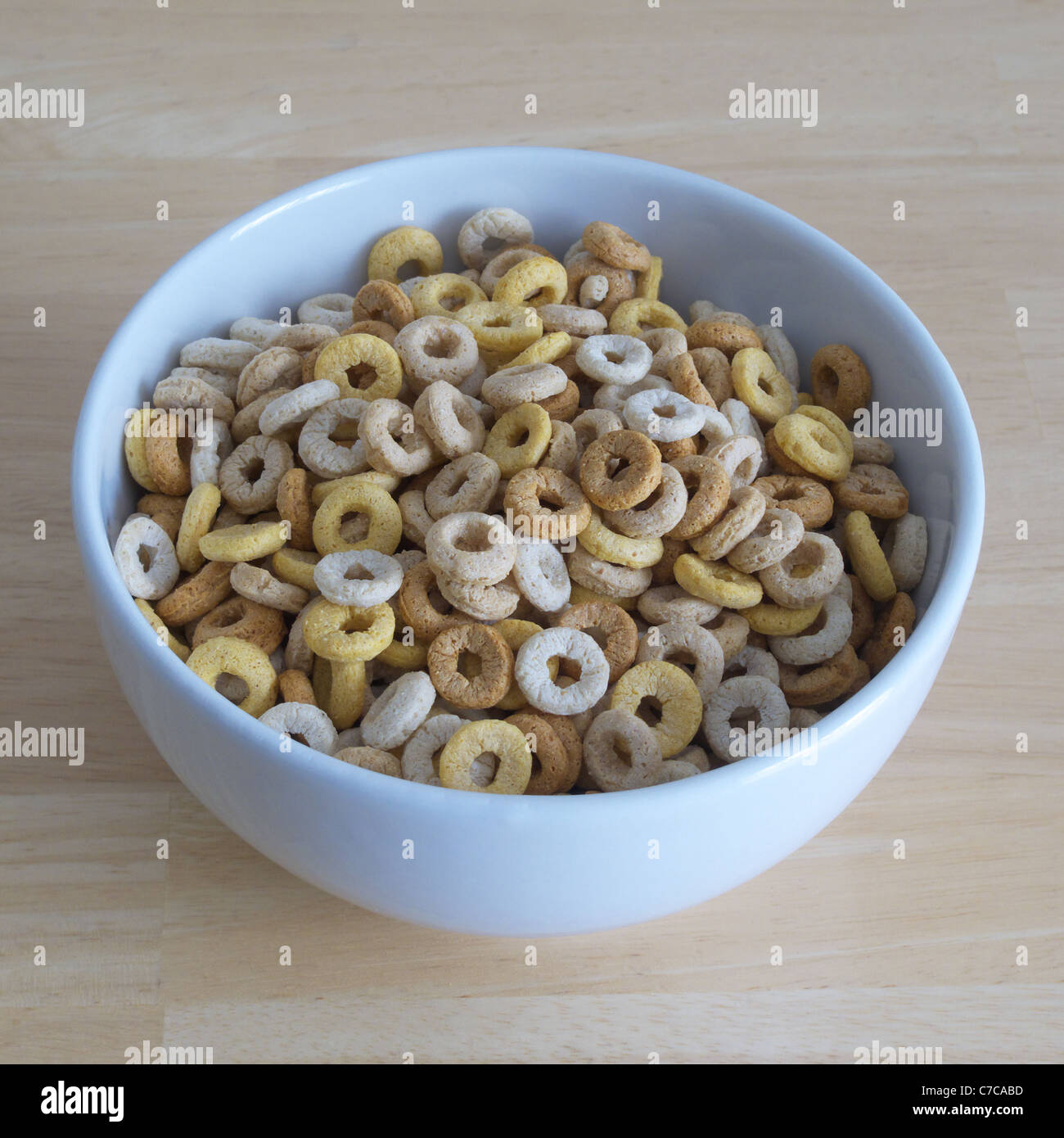 Cereal Bowl Cheerios Side View