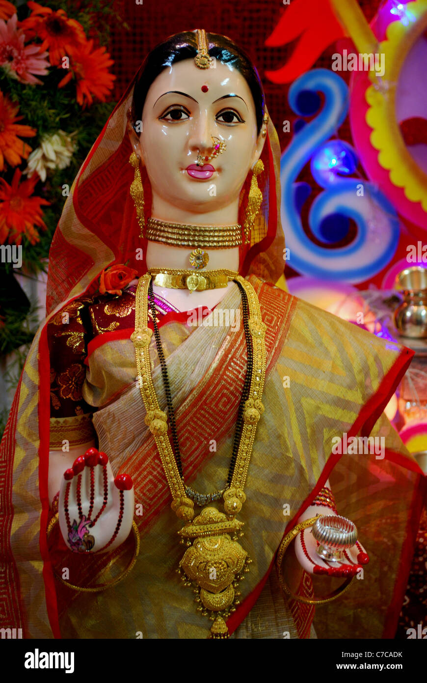 ganesh gouri festival Stock Photo - Alamy