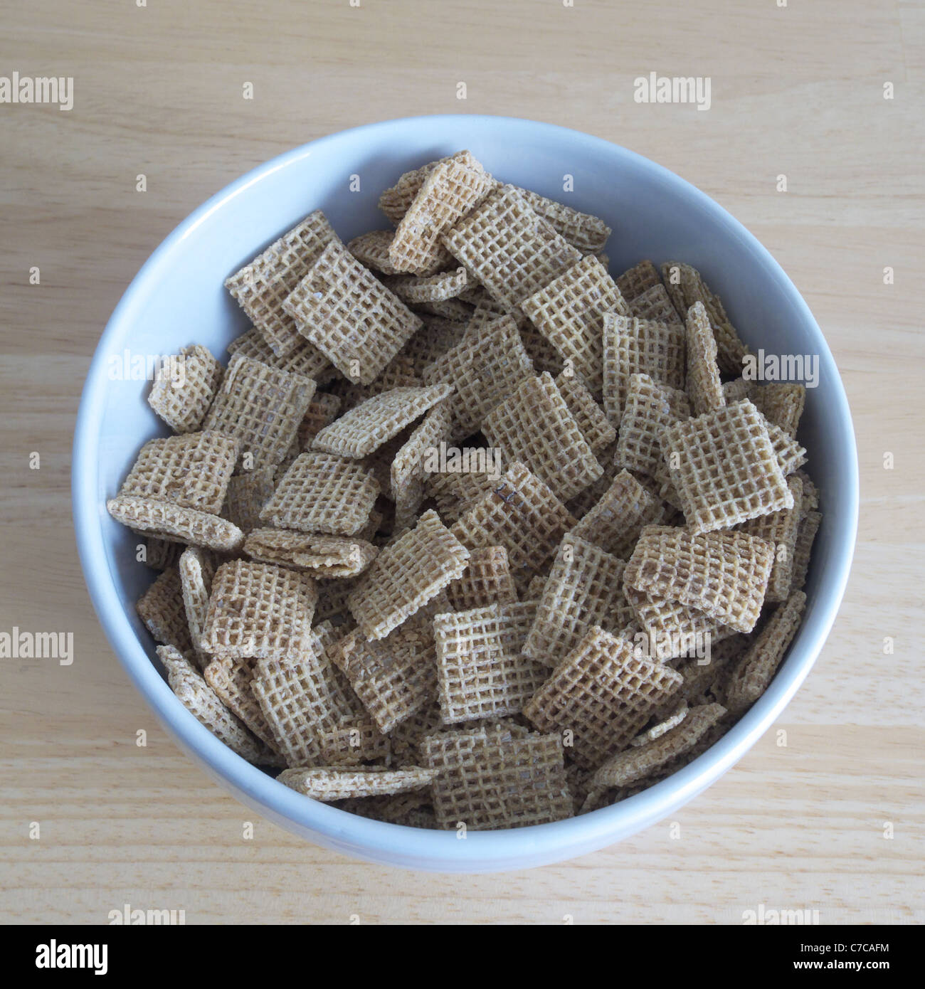 A Bowl or Dish of Shreddies Breakfast Cereals Stock Photo - Alamy