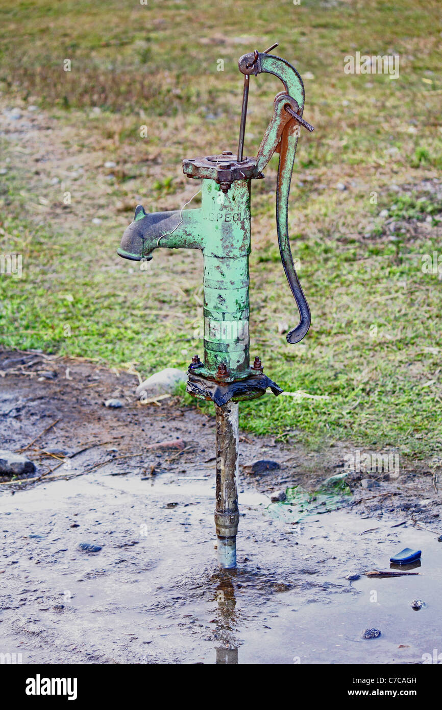 Water Well Pump Manual Hand Water Pump India Stock Photo Alamy