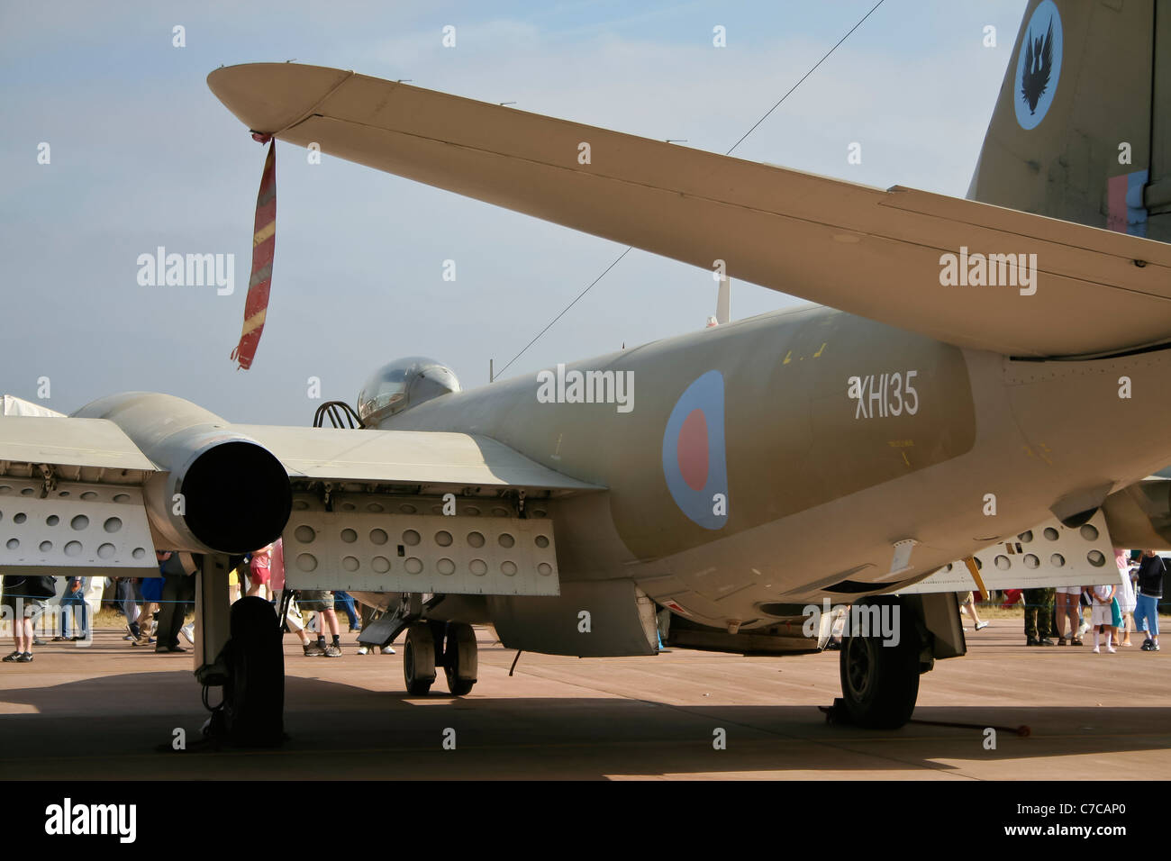 Last Display by RAF Canberra Bomber XH135 at the Royal International ...
