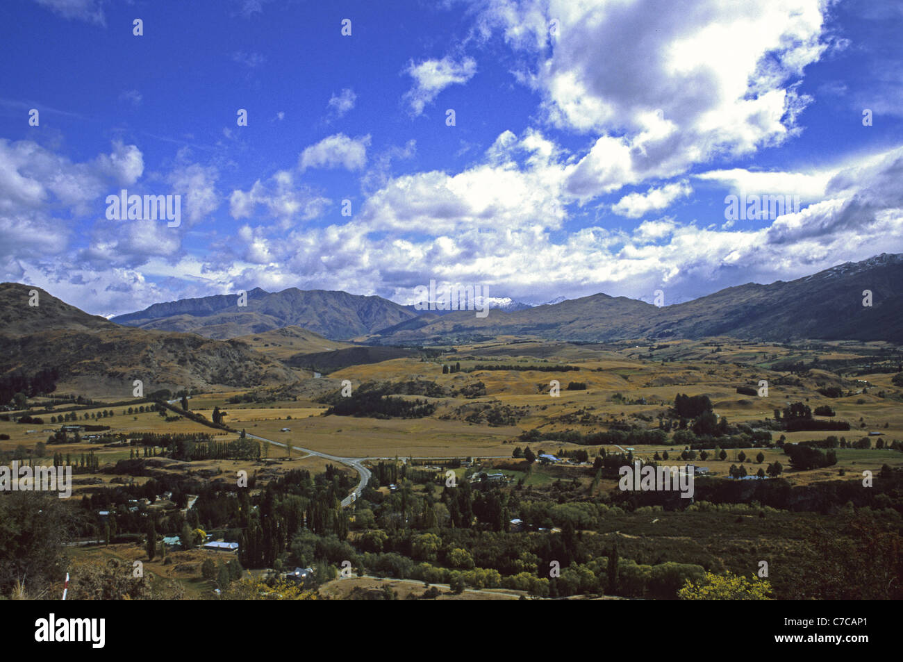 central otago landscape, new zealand Stock Photo - Alamy