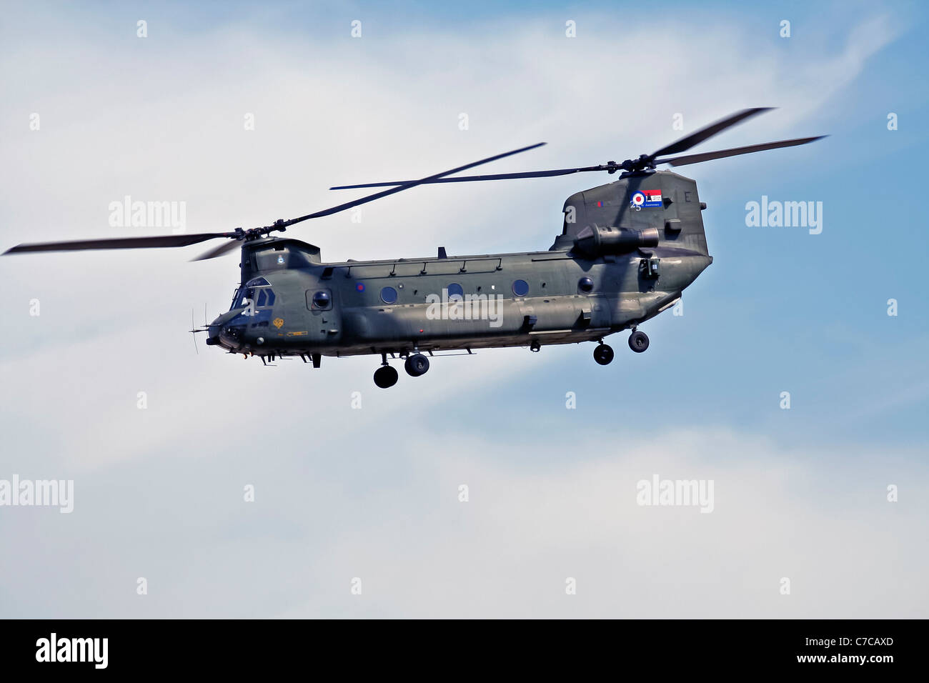 The RAF's CH-47 Chinook helicopter was on display at the Royal ...