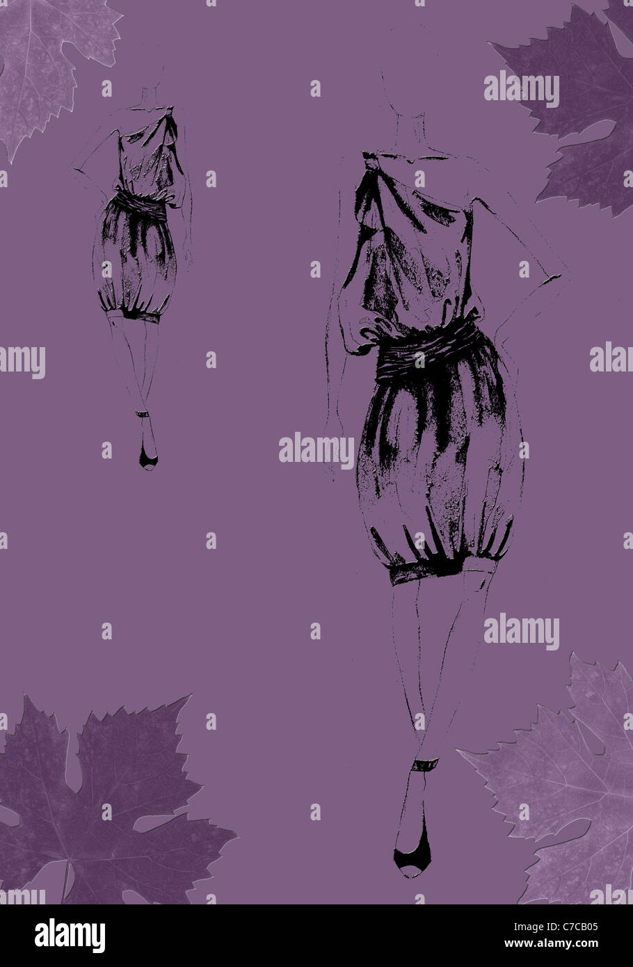 creative background with girl Stock Photo - Alamy