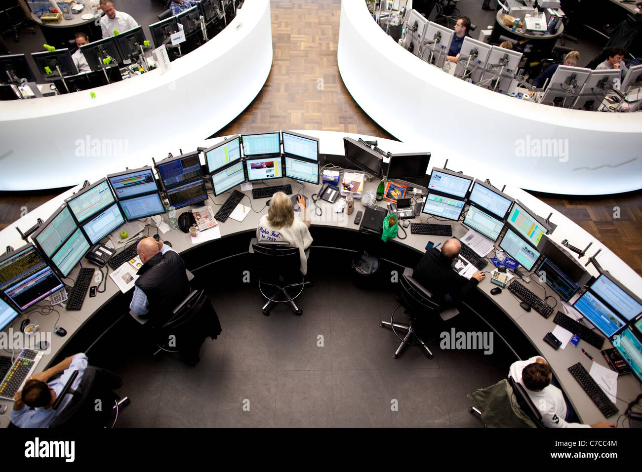 The Frankfurt Stock Exchange, Germany. Photo:Jeff Gilbert Stock Photo ...