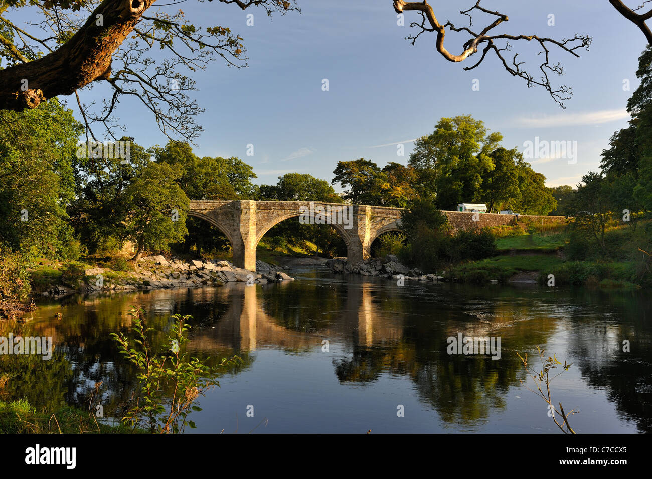 Devils Bridge, Kirkby Lonsdale Stock Photo - Alamy