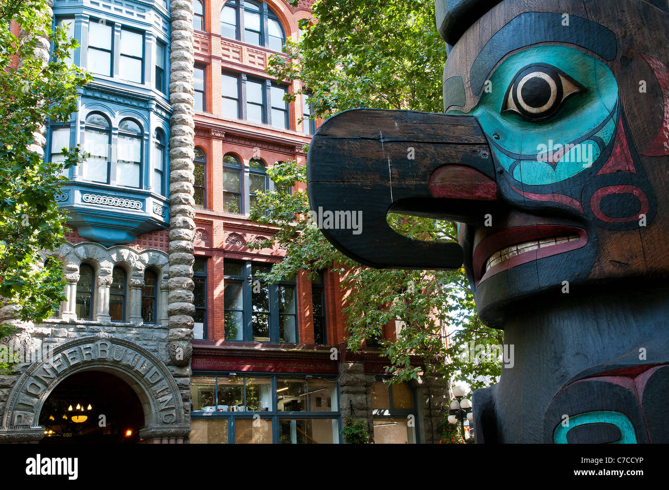 Pioneer building hi-res stock photography and images - Alamy